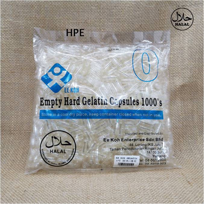 Kapsul Kosong HALAL Size 0 (1000pcs) Empty Capsule / Empty Hard Gelatin ...
