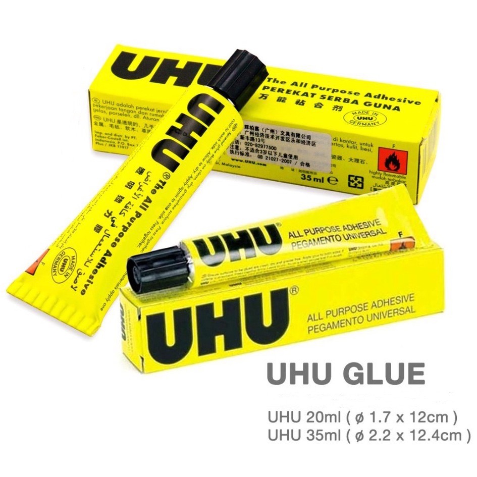 Fast Shipping ️UHU Liquid Glue All Purpose Adhesive 20ml/35ml | Shopee ...