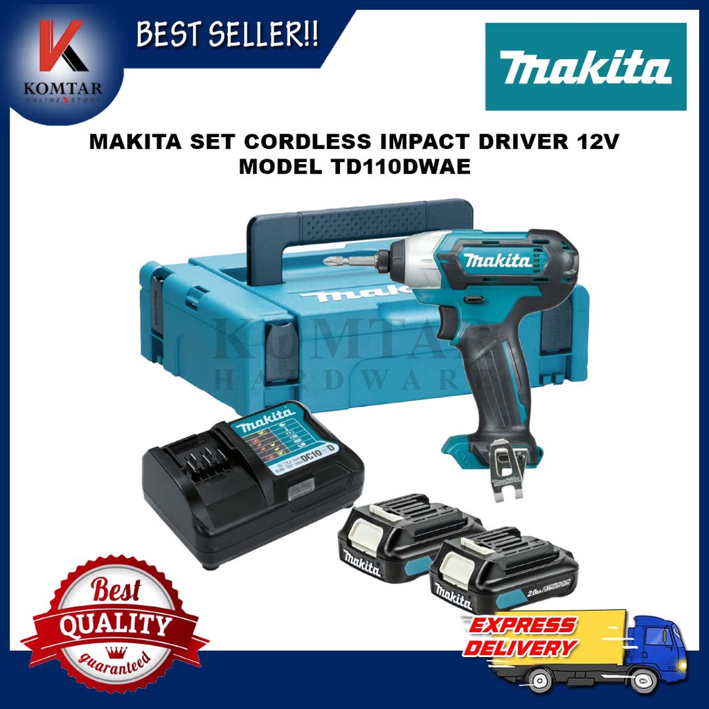 MAKITA Cordless Impact Driver 12V TD110 | Shopee Malaysia