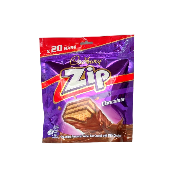 Cadbury Zip Wafer Chocolate Bar 162.5g ( 20 Bars ) | Shopee Malaysia