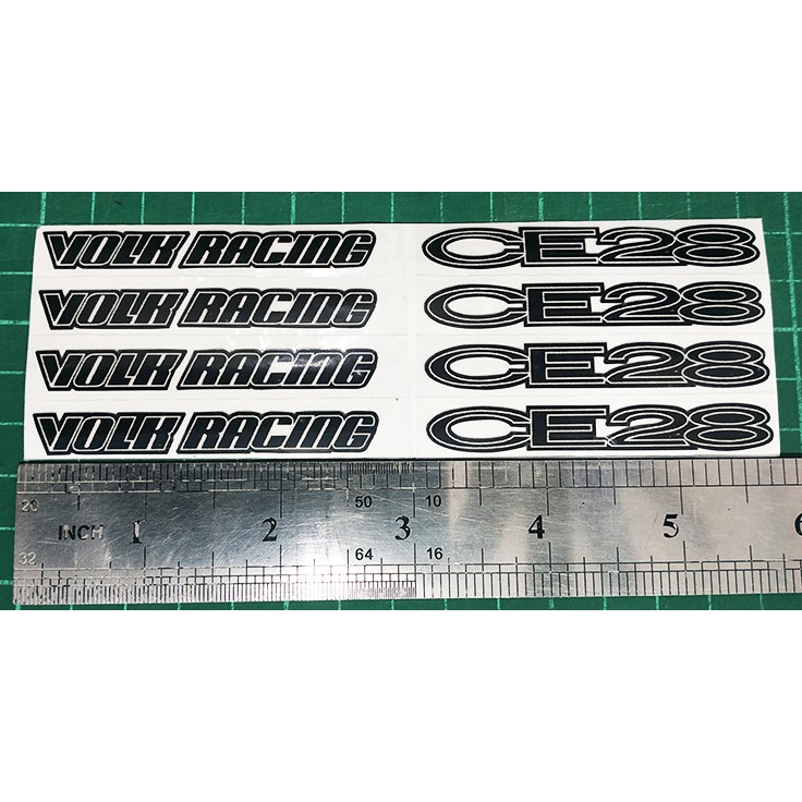 Volk Racing CE28 rim sticker | Shopee Malaysia
