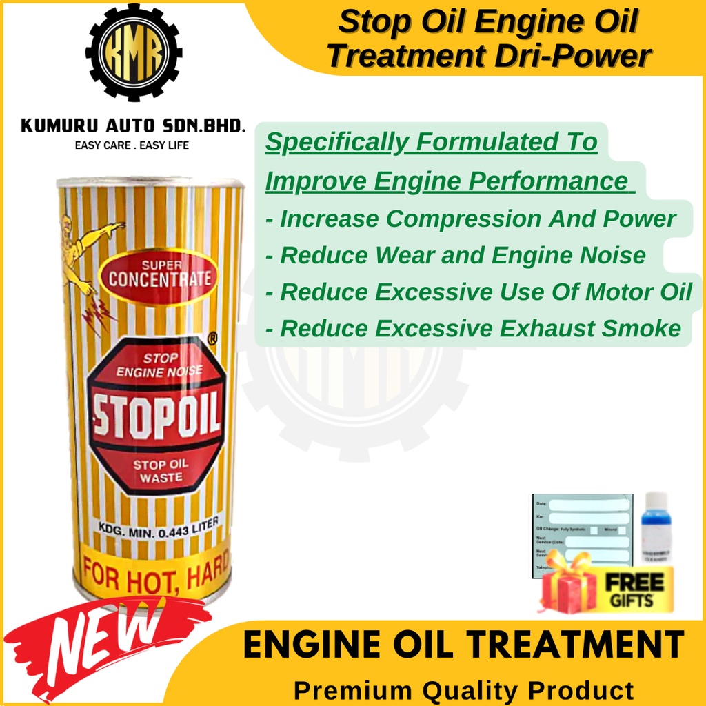 Stop Oil Engine Oil Treatment Dri-Power Super Concentrate (443ml ...