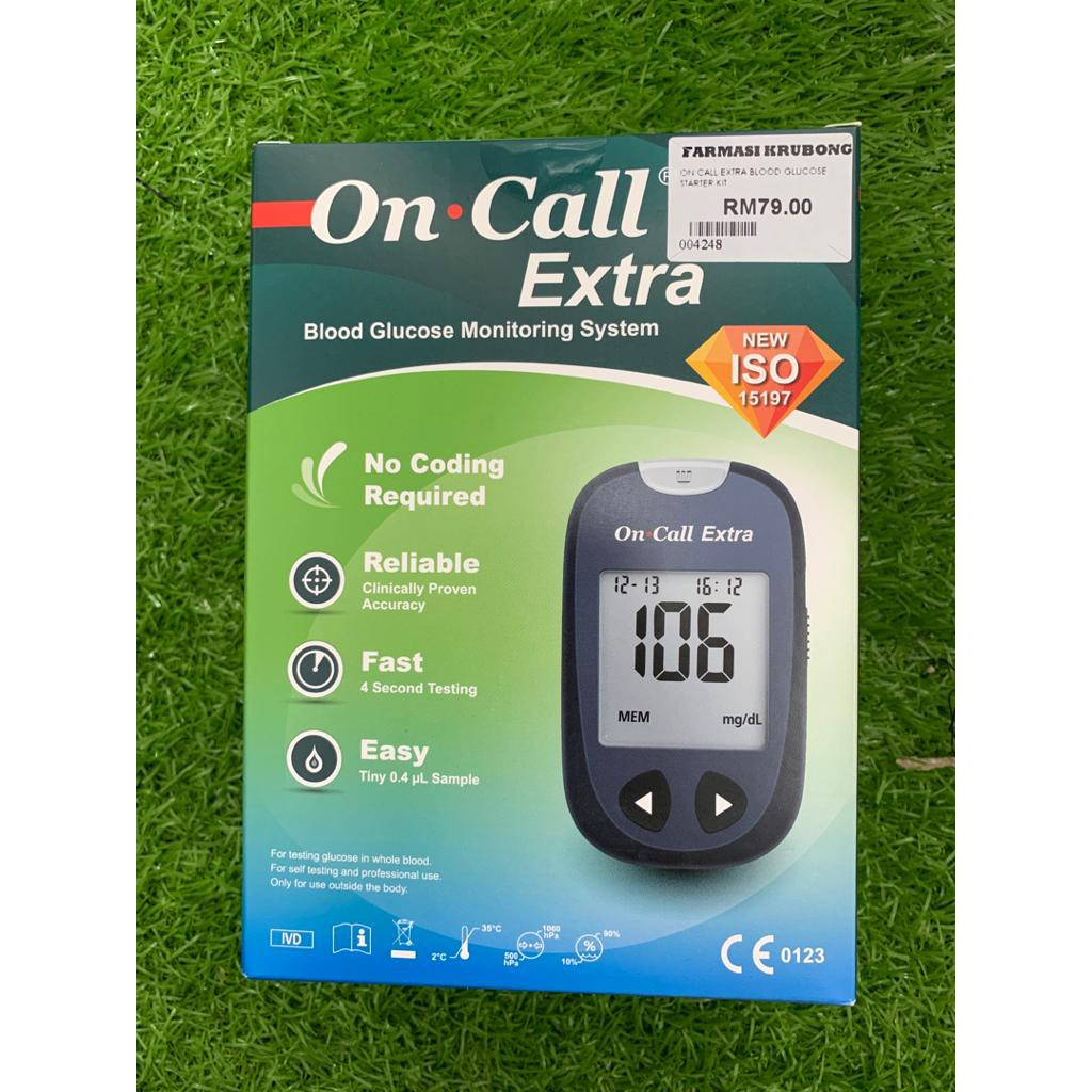 ON CALL EXTRA BLOOD GLUCOSE MONITORING SYSTEM | Shopee Malaysia