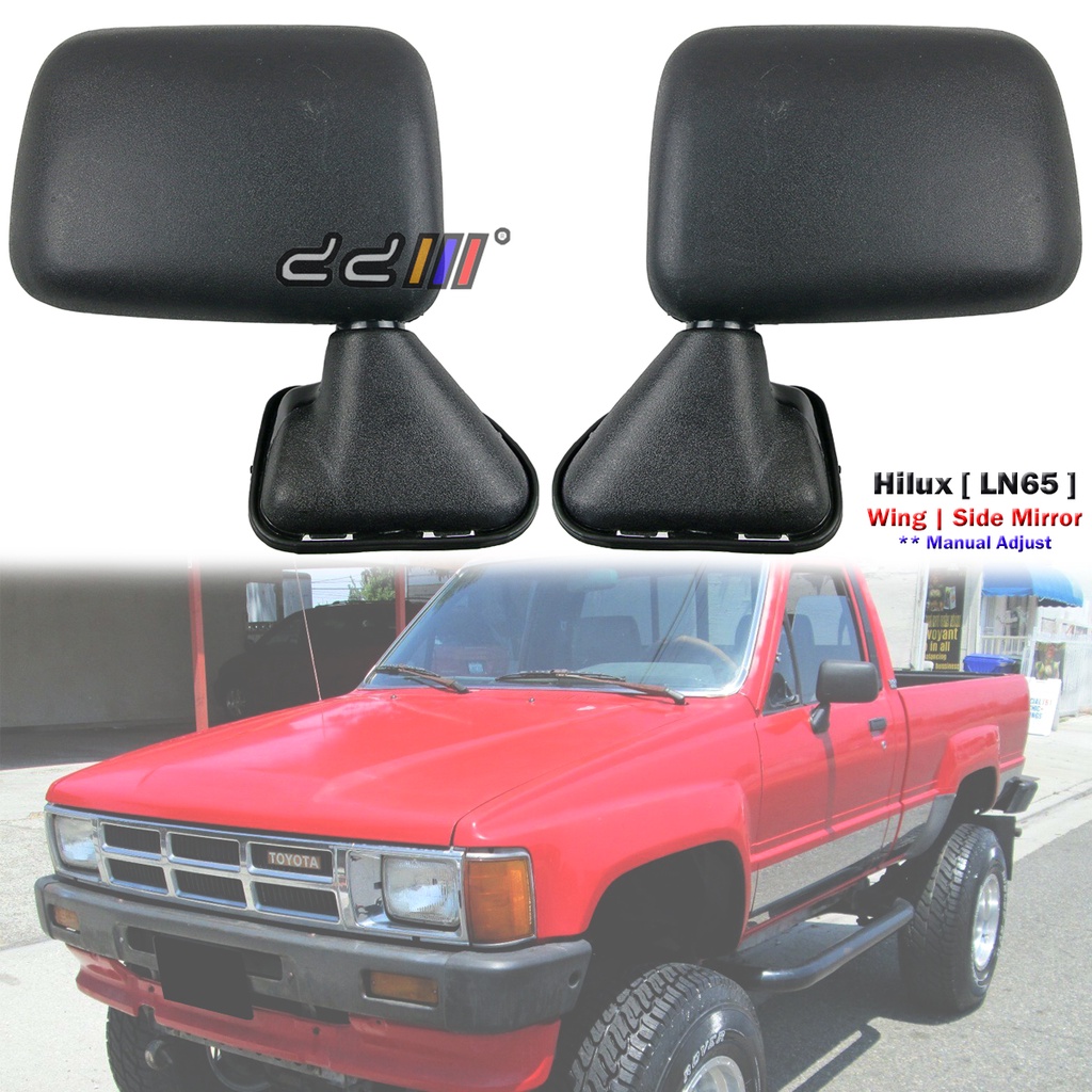 Black Manual Door Side Mirror For Toyota Hilux LN56 LN50 LN55 LN60 LN65 ...