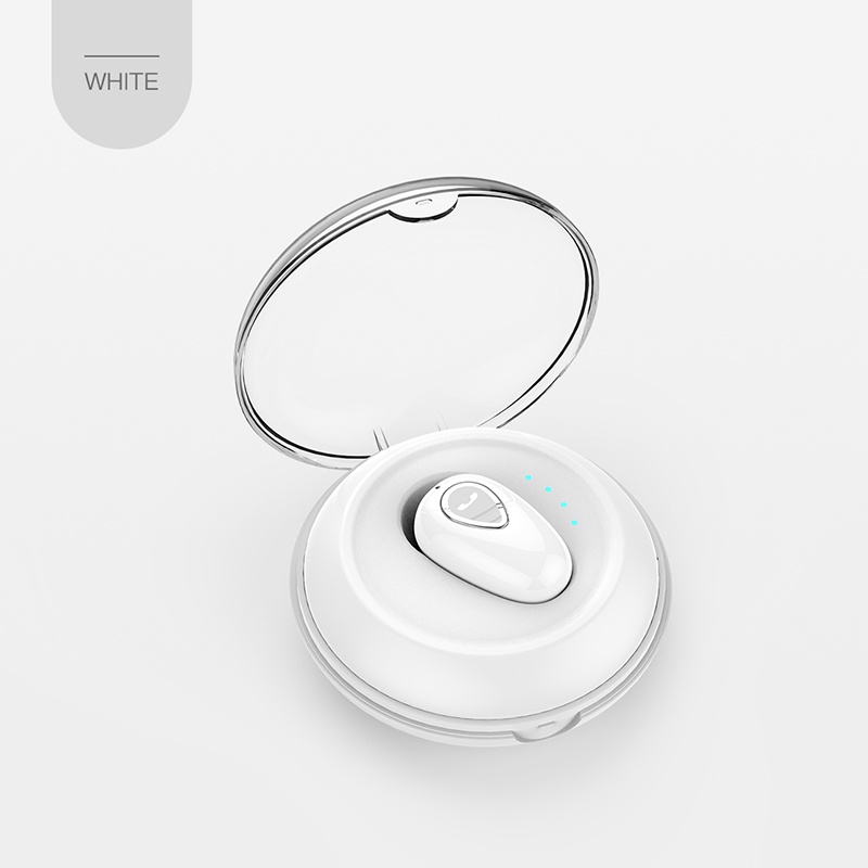 Universal Ultra Mini Wireless Single Earphone Hidden Music Play Button ...