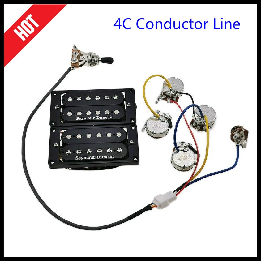 HS-(Free shipping)Seymour Duncan SH4 SH1N Humbucker Pickup For All ...