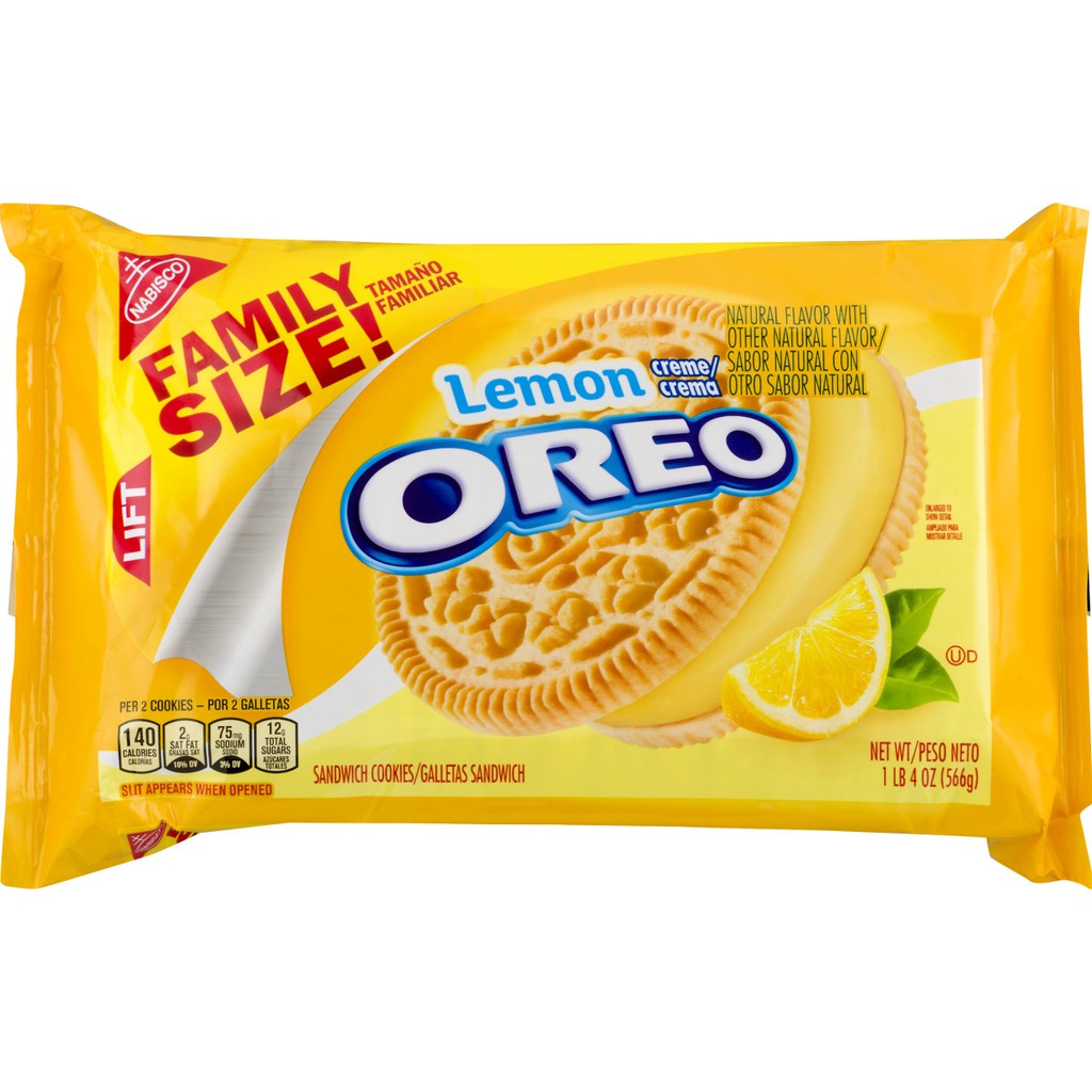 Oreo Lemon Flavor Sandwich Cookies 566g | Shopee Malaysia