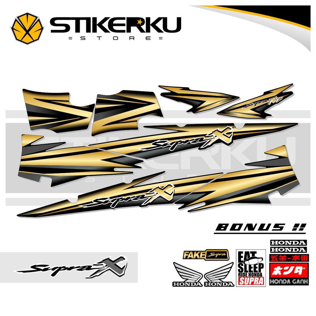 SUPRA X LAMA STRIPING / SUPRA-X LAMA STICKER / SUPRA SIMPLE SIMPLE ...