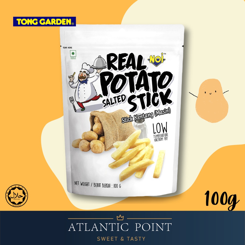 Tong Garden Noi Real Salted / Pepper / Spicy Potato Stick 20g x 5 packs ...
