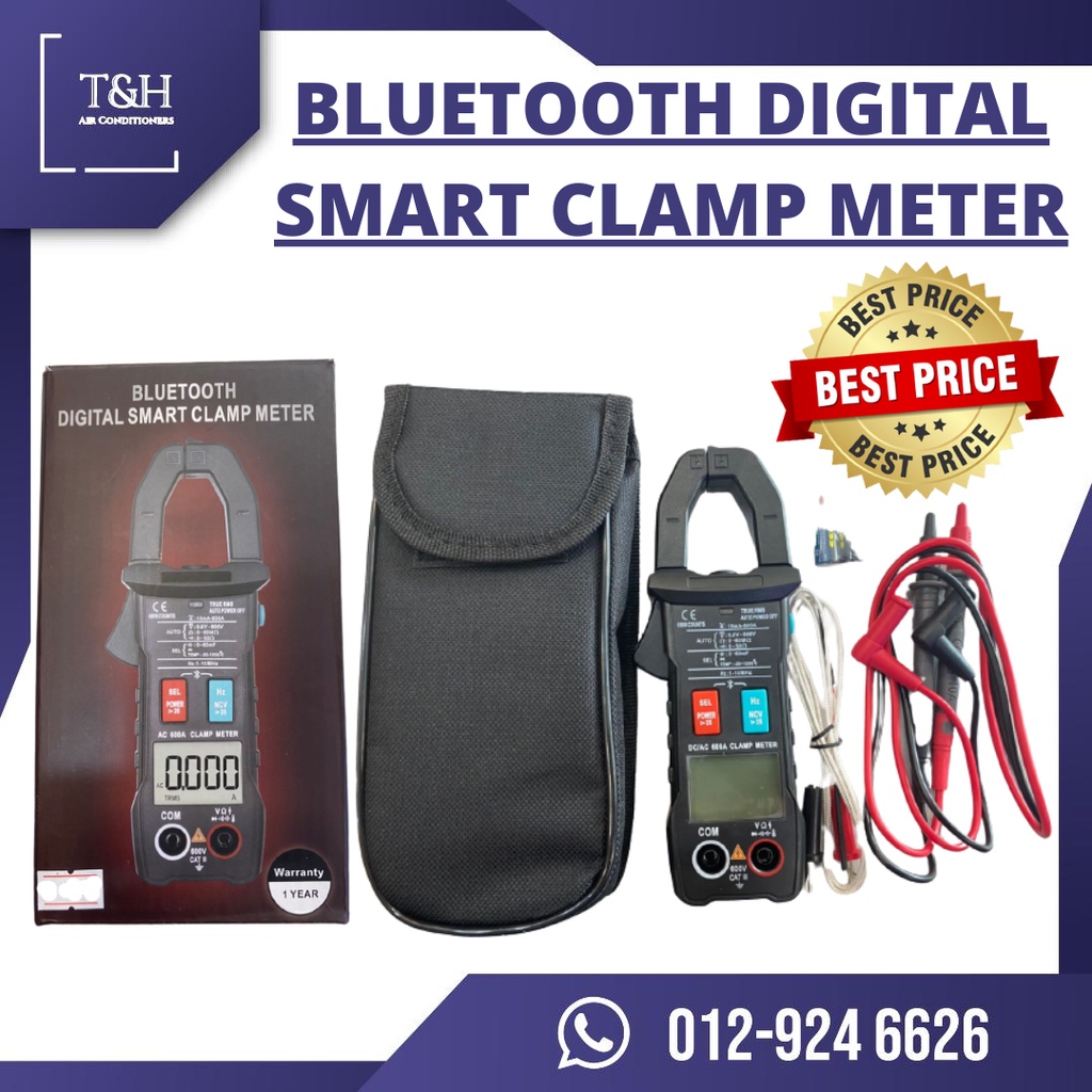 BLUETOOTH DIGITAL SMART CLAMP METER | Shopee Malaysia