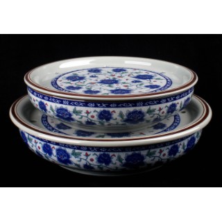 Blue and White Porcelain Ceramic Tea Tray 青瓷茶池 Tea Basin 青花瓷 陶瓷 茶盘 茶池 ...