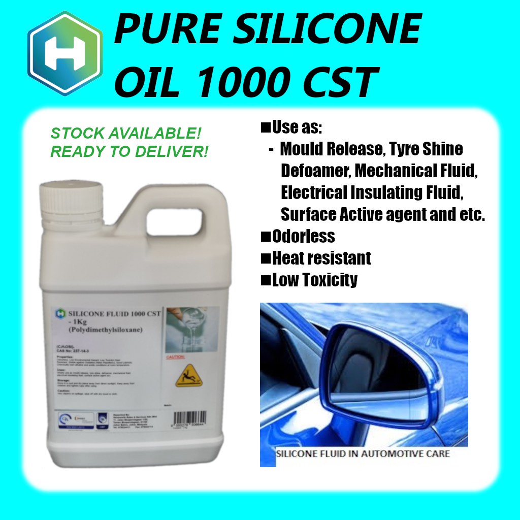 LOW PRICE 100% Pure Silicone Oil 1000 CST | Shopee Malaysia