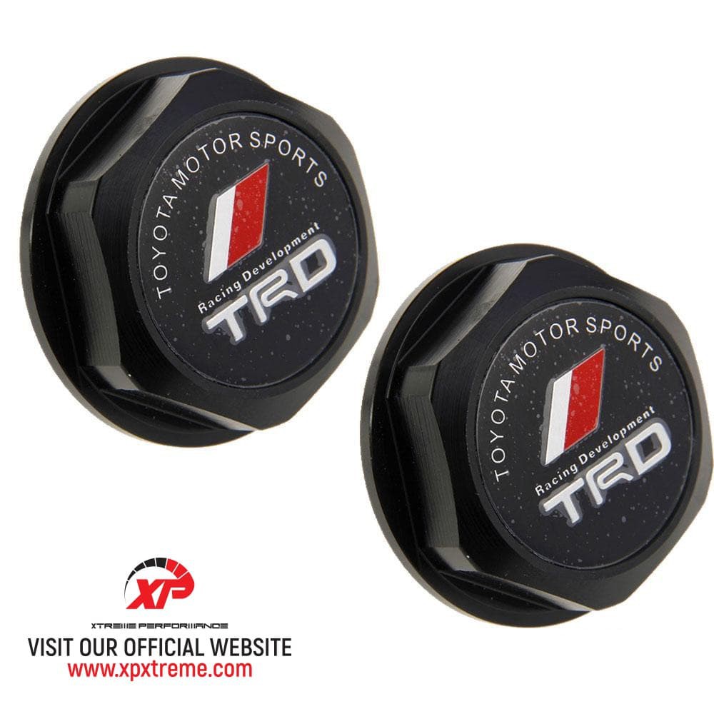 ORIGINAL READY STOCK ENGINE OIL CAP TRD TOYOTA ALUMINIUM BLACK | Shopee ...