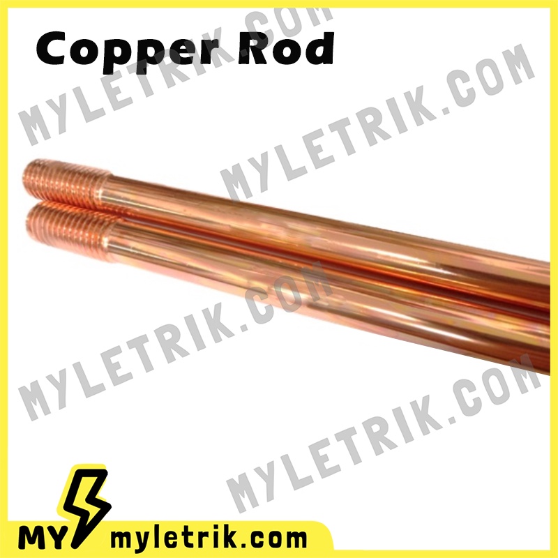 Taipoly / Normal Copper Rod 5/8 Inch x 1.5m / Copper Rod 5/8 Inch or ...