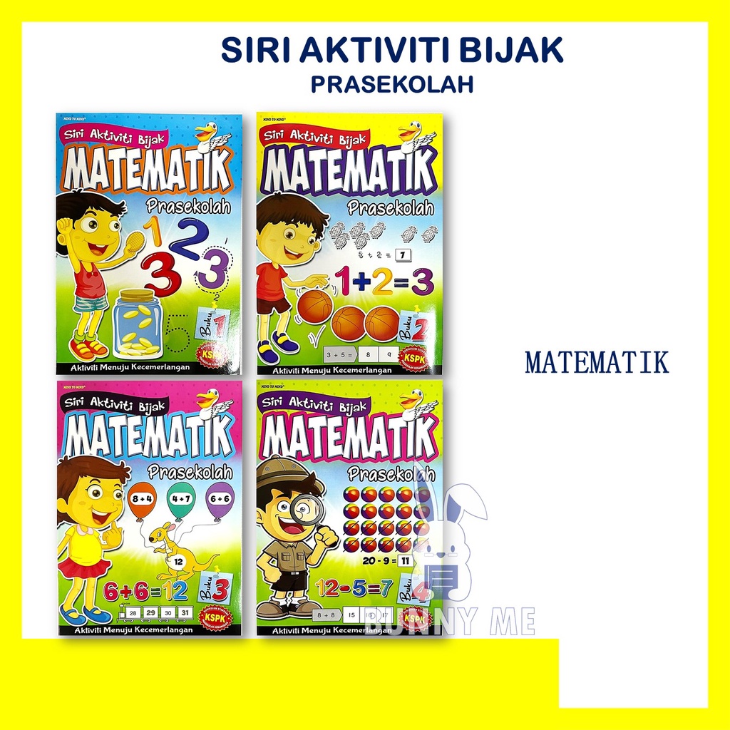SIRI AKTIVITI BIJAK MATEMATIK PRASEKOLAH / MIND TO MIND | Shopee Malaysia