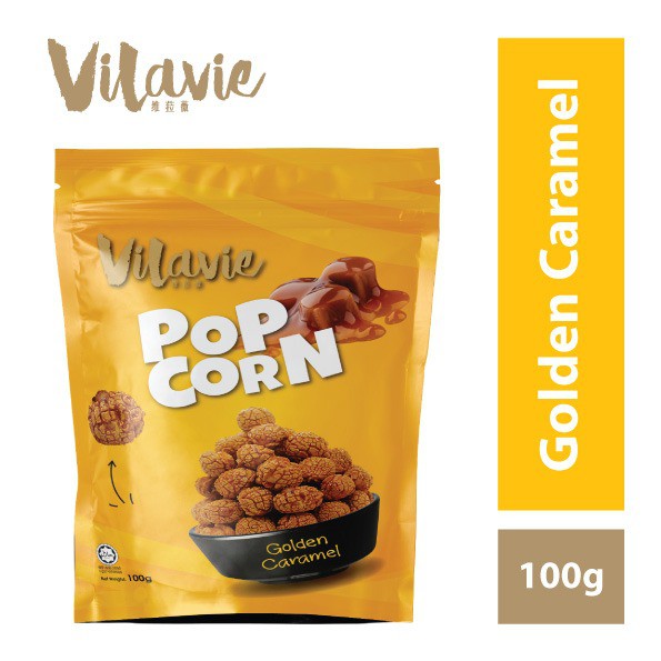 Vilavie Golden Caramel Popcorn (100g) | Shopee Malaysia
