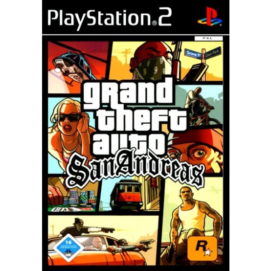 (PS2 DVD GAMES) GTA / GRAND THEFT AUTO SAN ANDREAS | Shopee Malaysia