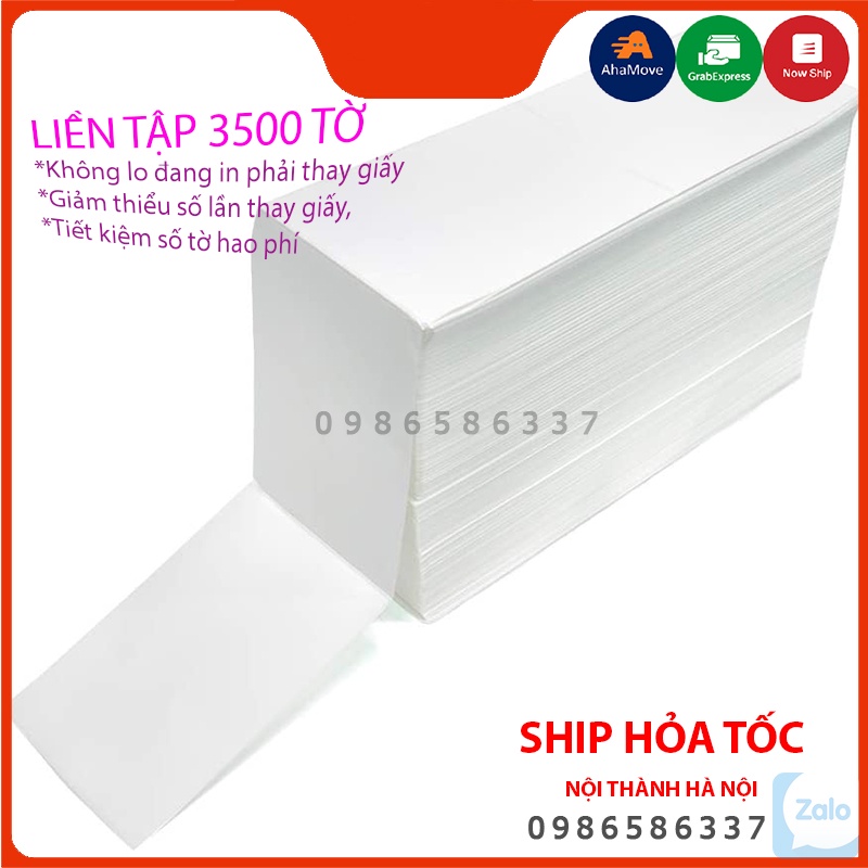 Thermal Printing Paper 5000 Sheets for Printing E-commerce Shopee ...