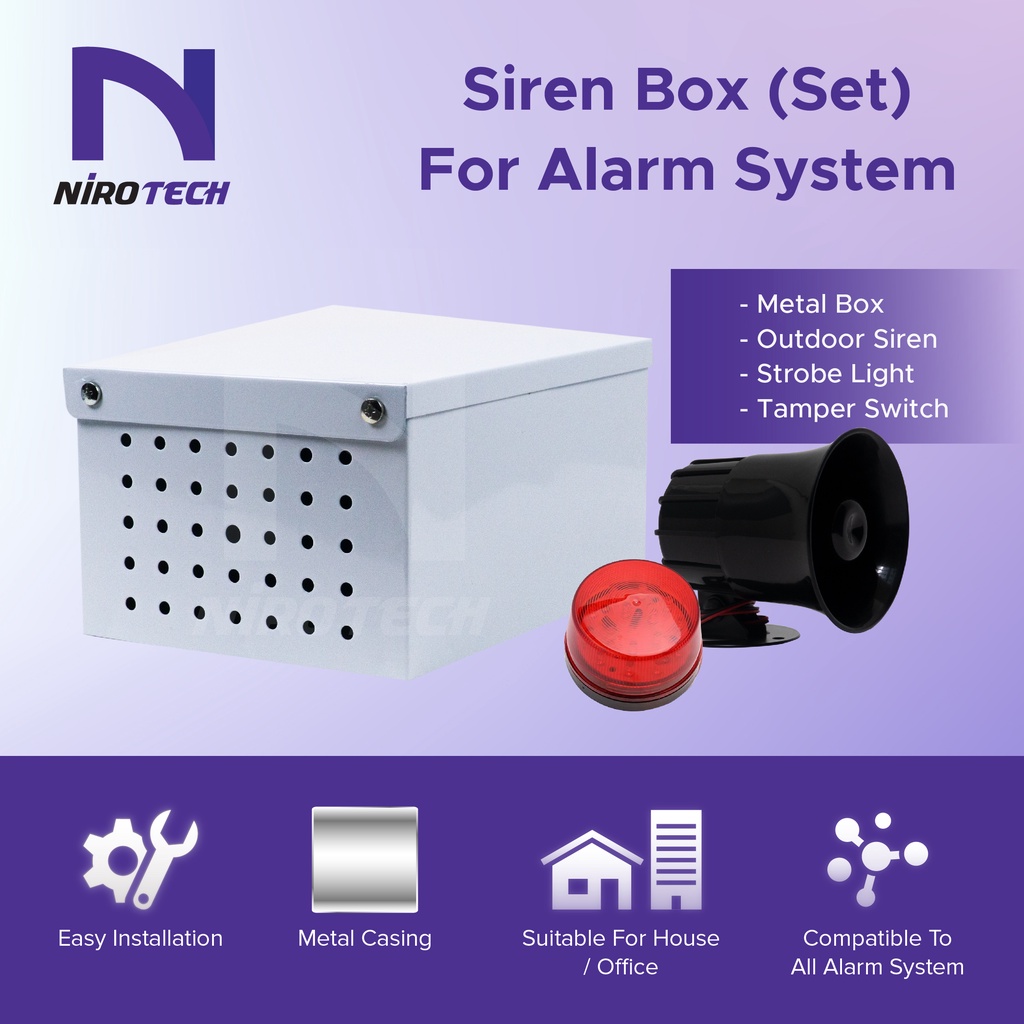 Siren Box For Alarm system | Shopee Malaysia