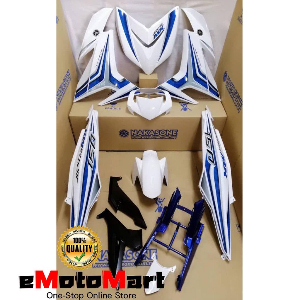 YAMAHA Y15ZR V1 Y15ZR V2 COVER SET JUPITER MX150 BLUE #TANAM STICKER ...