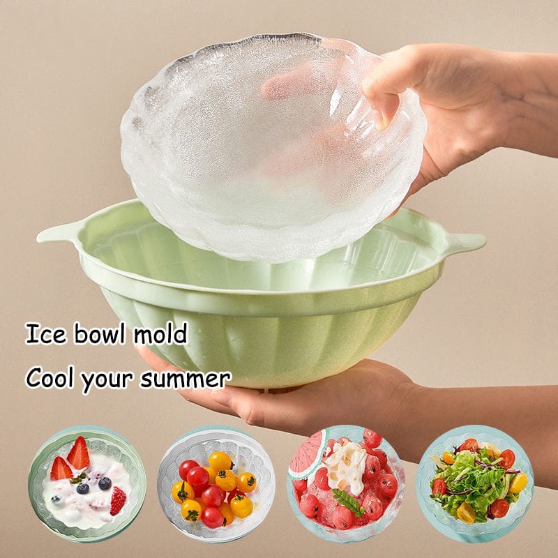 1pc Ice Bowl Maker Mould Container Mold Freezing Round Plate Cube Tray ...