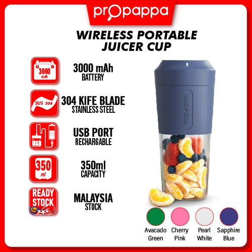 kitchenaid Propappa - Wireless Portable Juicer Cup, Cawan Pengisar Jus ...