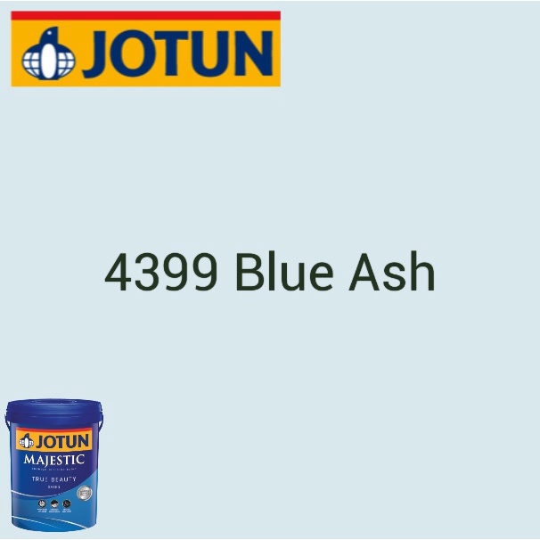 JOTUN Paint 1 LITER MAJESTIC TRUE BEAUTY for Interior Wall Paint / Cat Dinding Dalam - 4399 BLUE ...