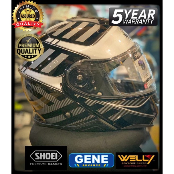 SHOEI Neotec 2 Splicer TC 5 Black White Top Performance Advanced ...