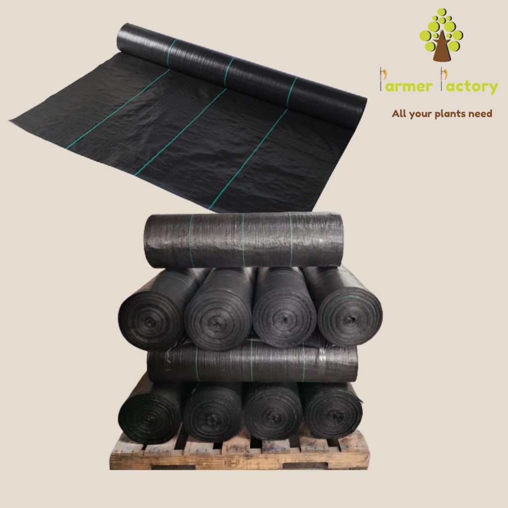 Weedmat Weed Control Mat 90GSM 1M x 200M Penutup Tanah Bumi free ...
