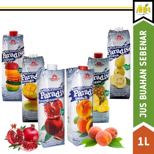 Juice Paradise ~ Jus Arab Rasa Buah Sebenar 100% Original Egypt 🇪🇬 1L ...