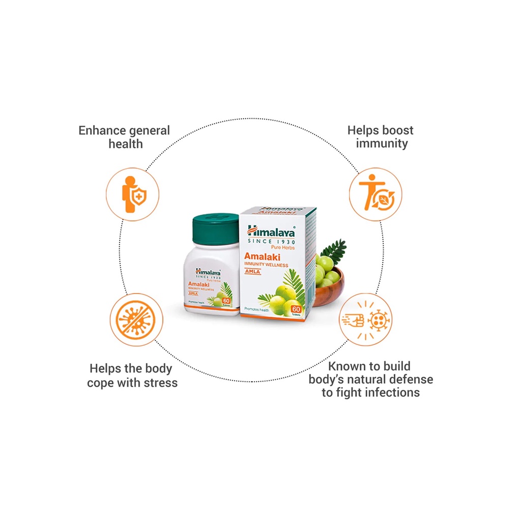 Himalaya Amalaki Bost Immunity 60 Tbs (exp 11/2026) | Shopee Malaysia