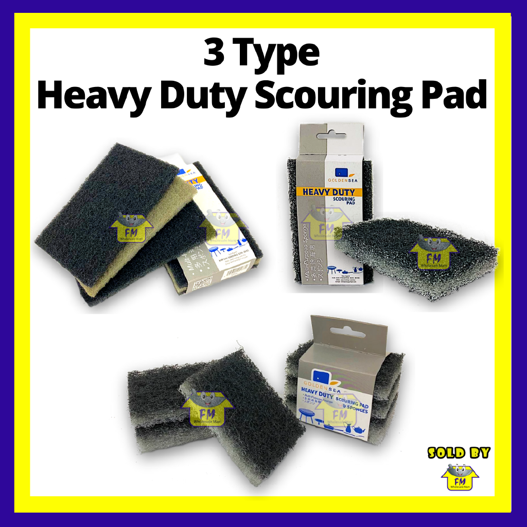 Heavy Duty Scouring Pad & Sponge | Shopee Malaysia