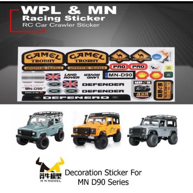 MN MODEL & WPL MODEL STICKERS | Shopee Malaysia