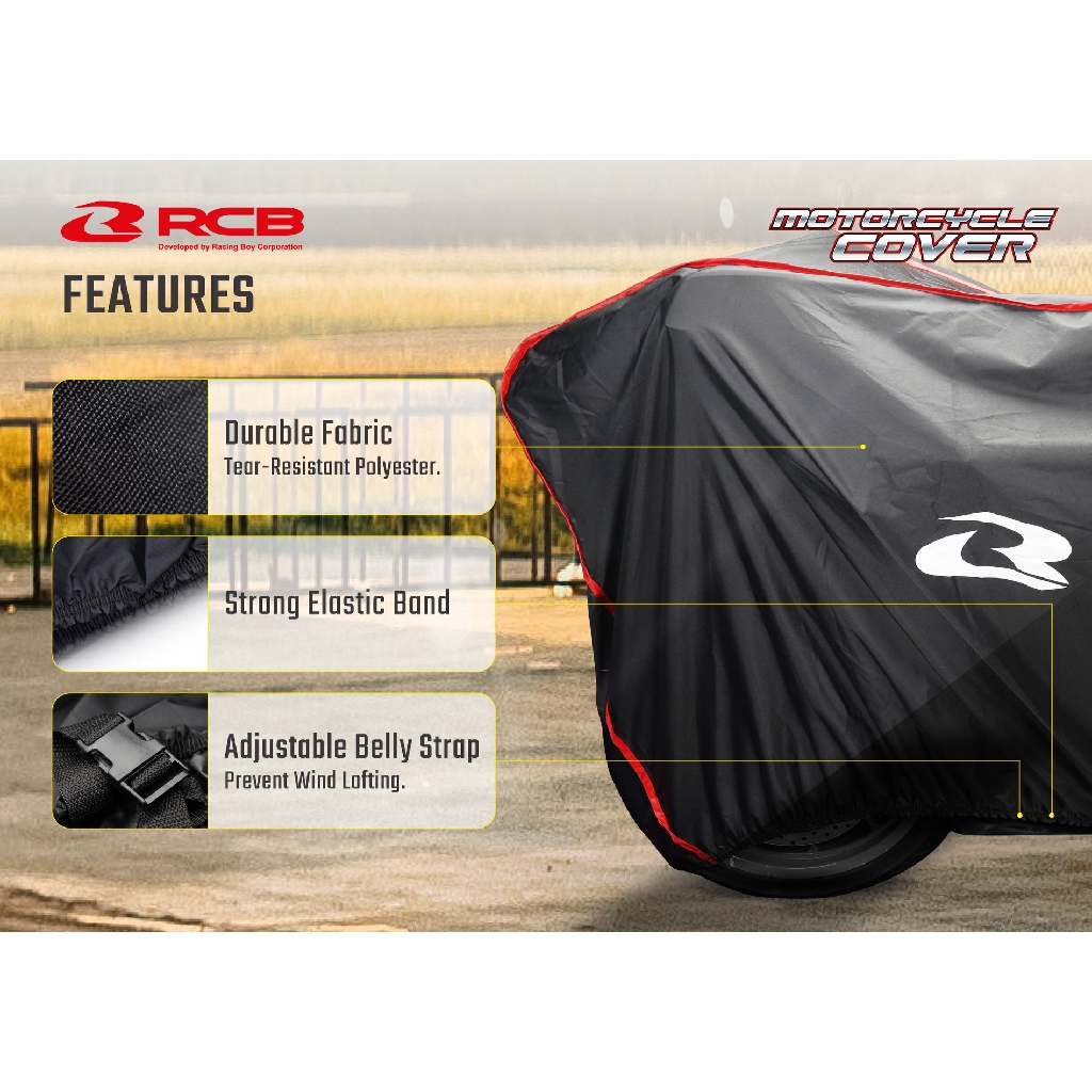 RCB MOTOR BIKE COVER 100% ORIGINAL | Shopee Malaysia