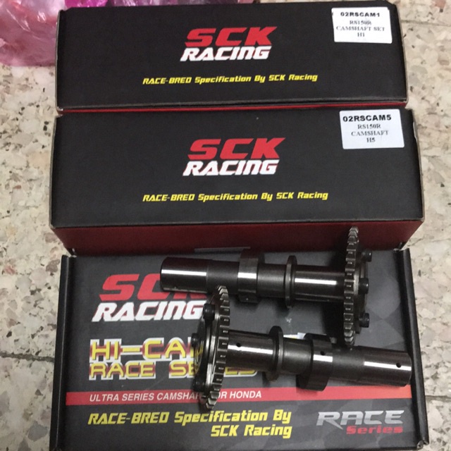 SCK RACING RS150 CAMSHAFT ASSY // Sck RS150R RACING CAM SHAFT H2 H2 H1 ...