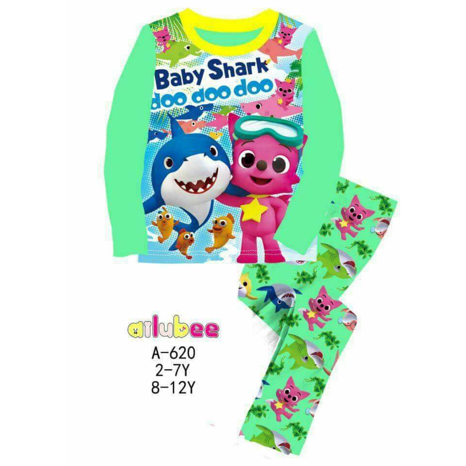 Baby Shark Pyjamas AB091 (3yrs old) | Shopee Malaysia