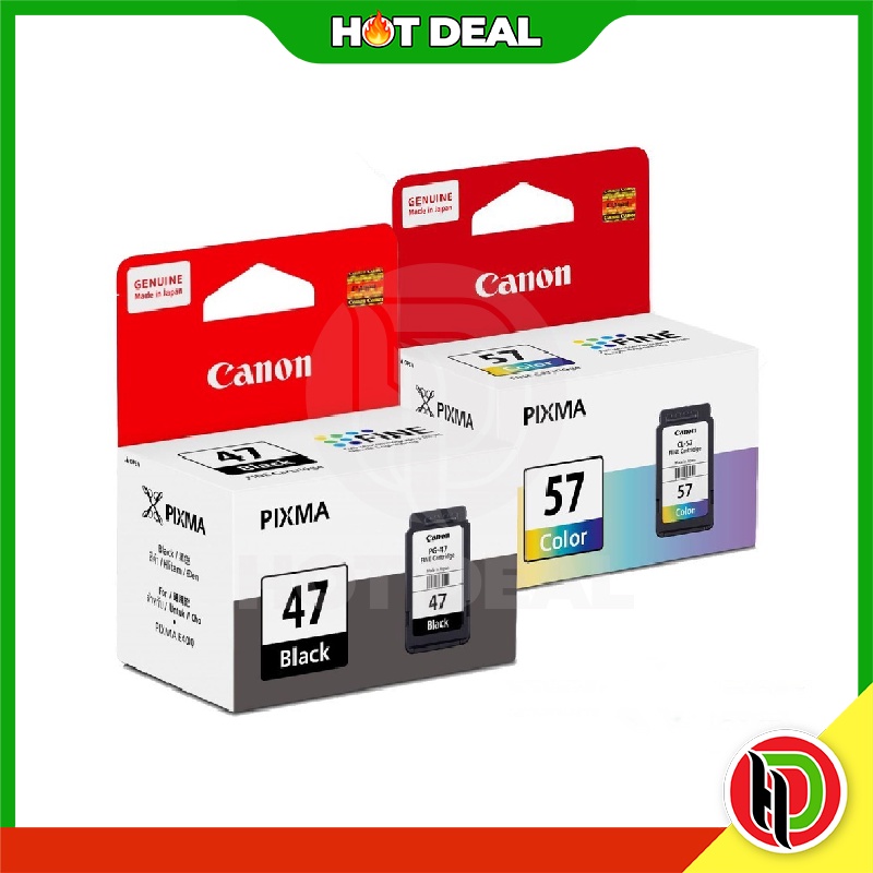Genuine Canon Original Cartridge PG47 / CL57s / CL57 PG47 + CL57s or ...