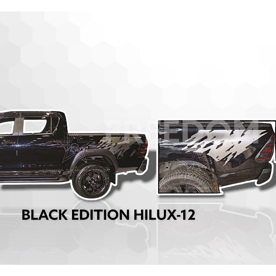 TOYOTA HILUX ORIGINAL DESIGN SIDE BODY STICKER HILUX-12 | Shopee Malaysia