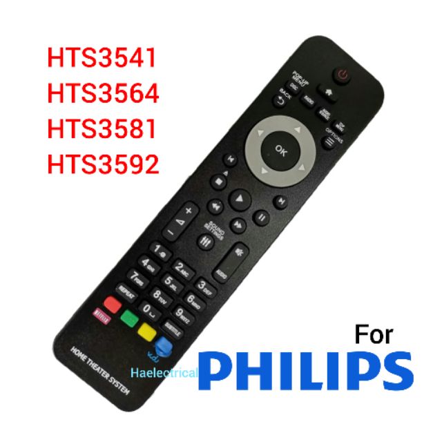 philips home theater REMOTE CONTROL FOR HTS-3541 HTS-3564 HTS-3581 HTS ...