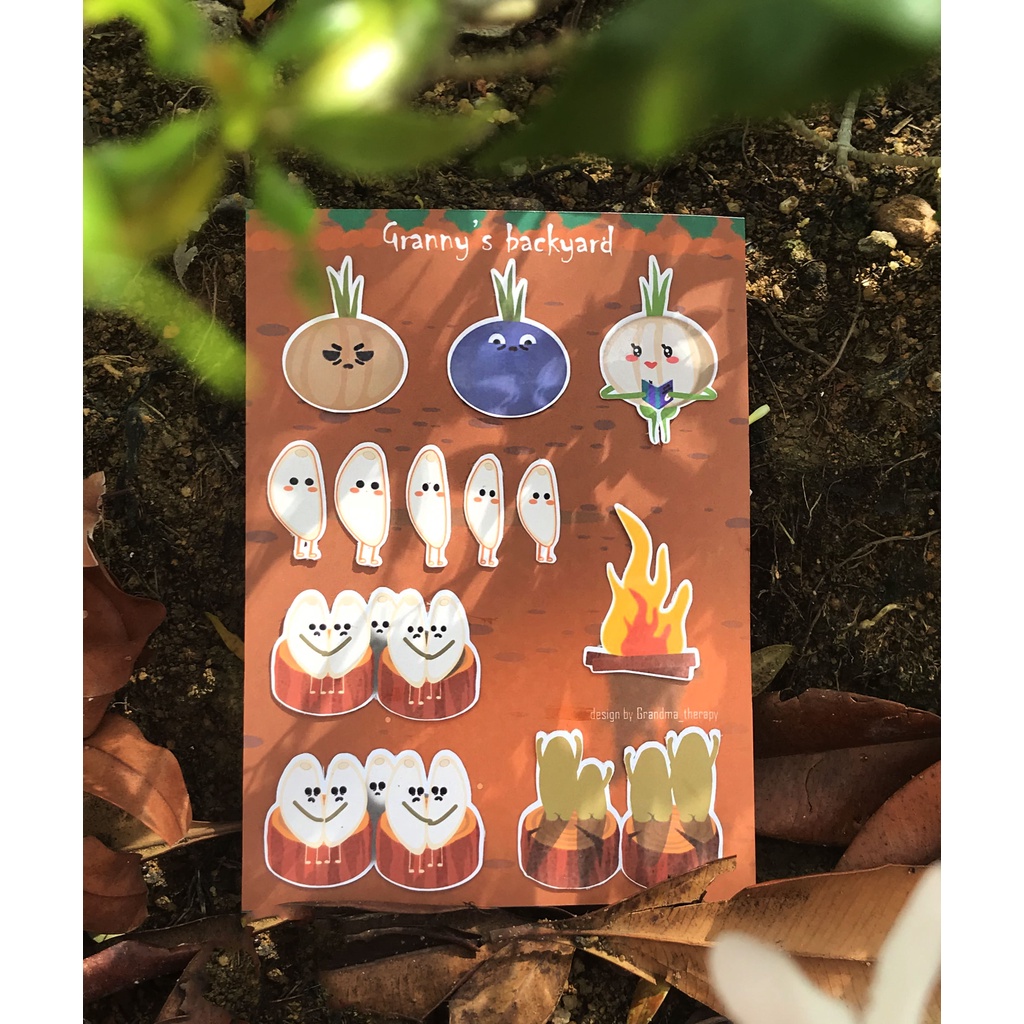 Storytime Sticker -Granny's Backyard scary series | Shopee Malaysia
