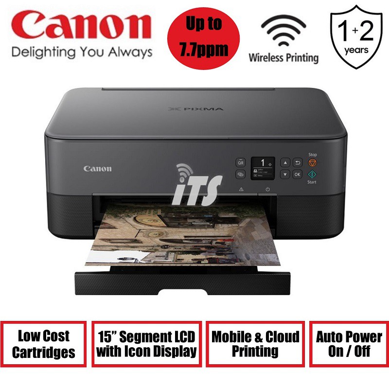 Canon Pixma TS5370/TS5370A Wireless Photo AIO Auto Duplex Printer ...