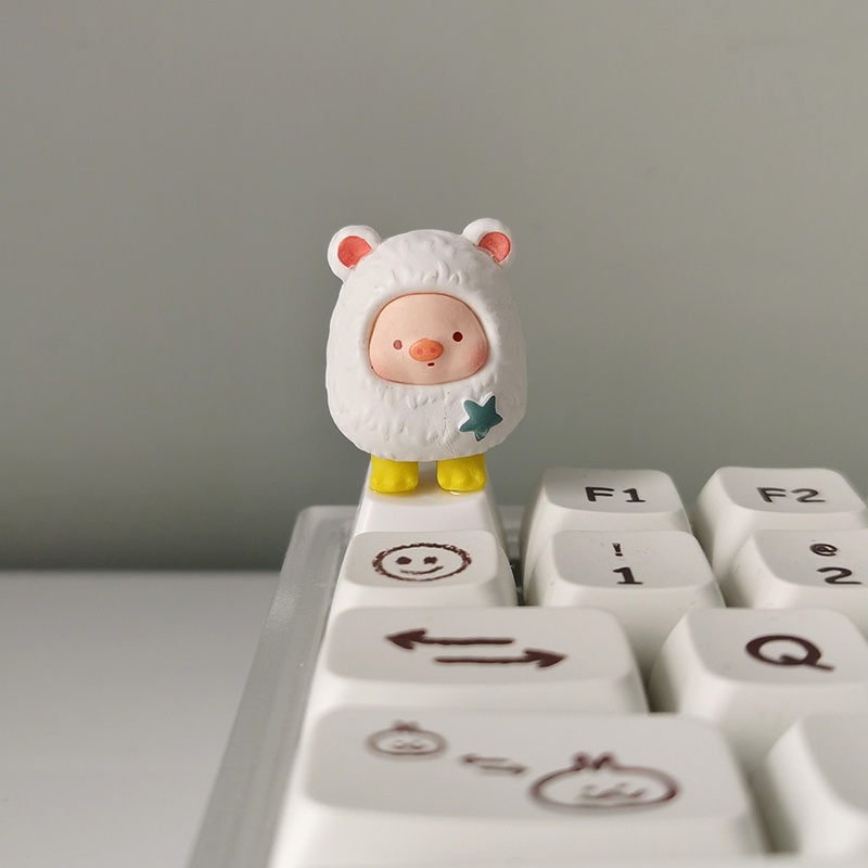 Pig Keycap Mechanical Keyboard Dedicated Cartoon Decoration ESC ...