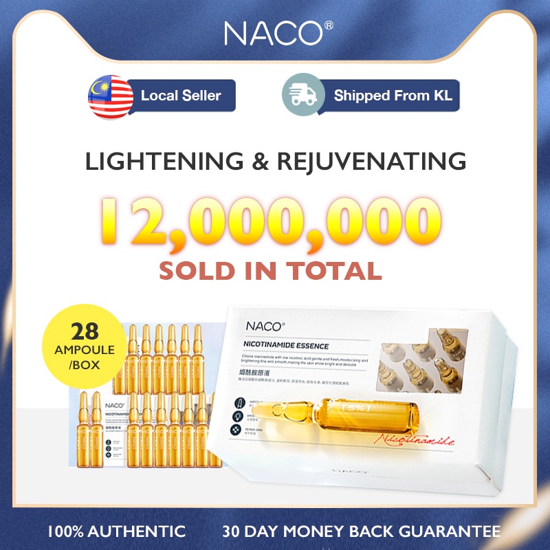 NACO ® Nicotinamide Lightening Ampoule Essence [5%] | Shopee Malaysia