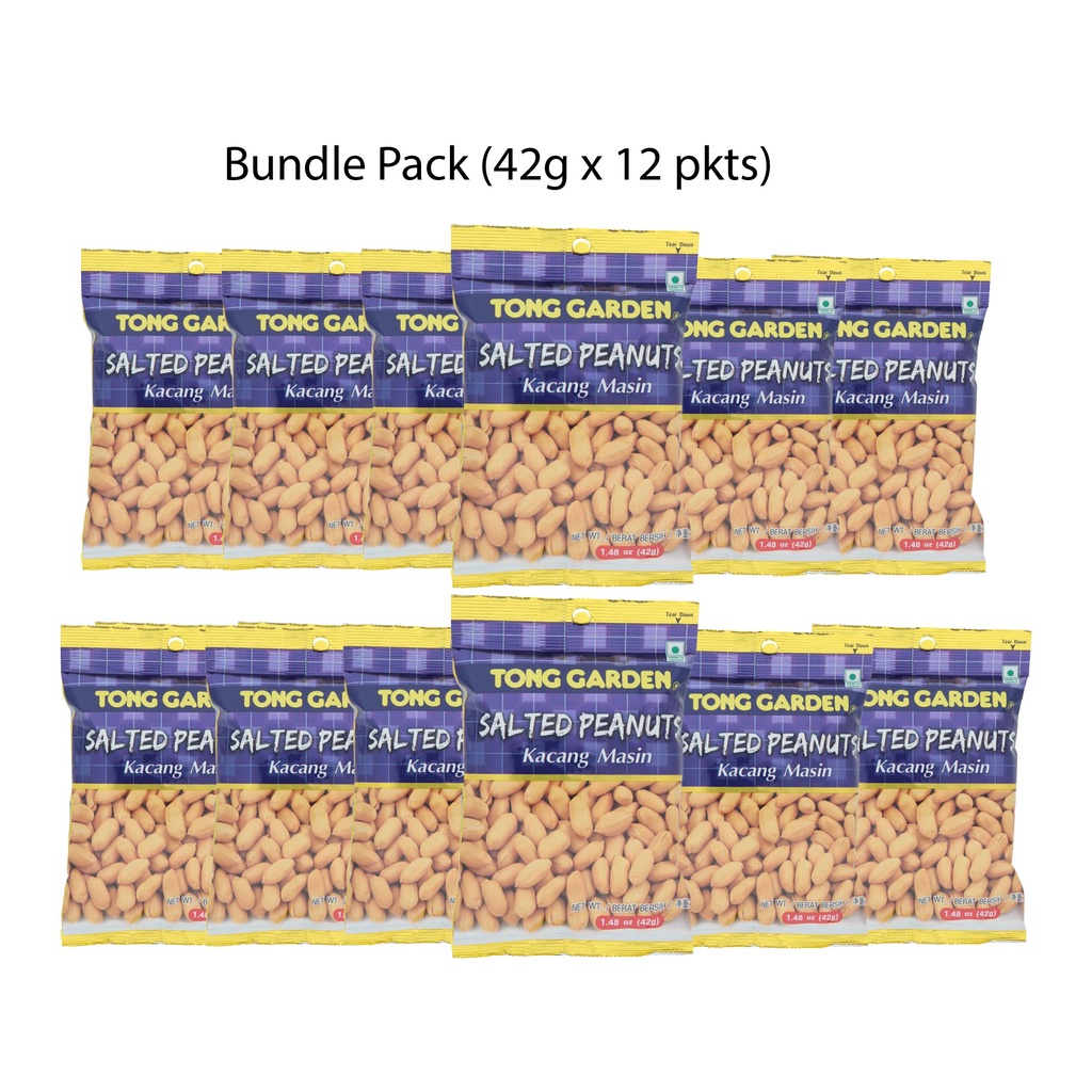 Tong Garden Salted Peanuts Bundle Pack (42g X 12pkts) | Shopee Malaysia