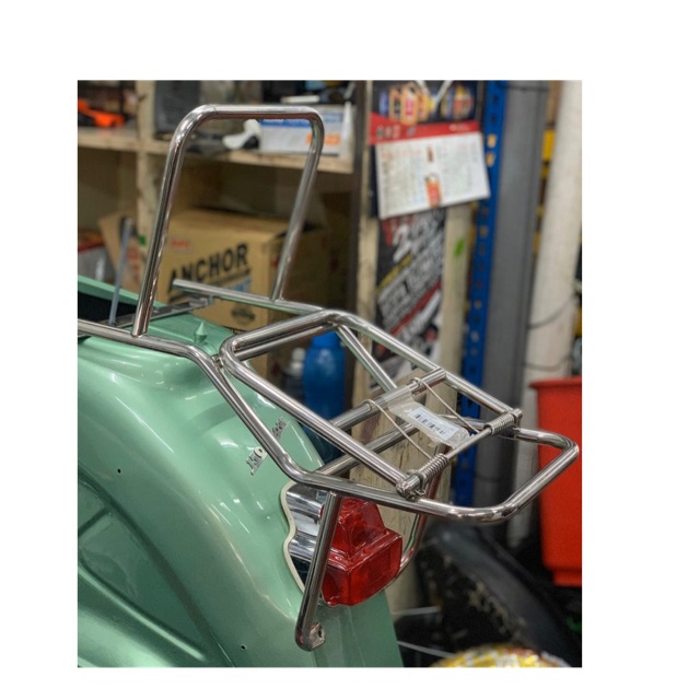 Vespa madrid rack classic stainless steel | Shopee Malaysia