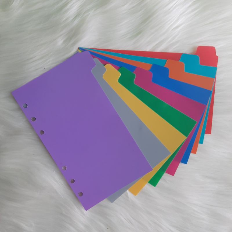 Plastic Binder Divider A6 A5 B5 | Shopee Malaysia