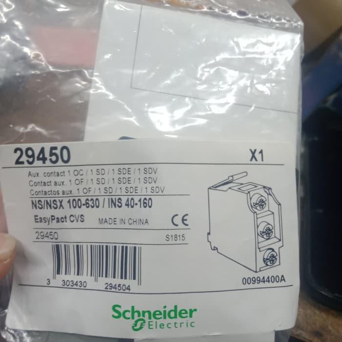 Schneider MCCB AUXILIARY CONTACT FOR CVS/NSX 29450 | Shopee Malaysia
