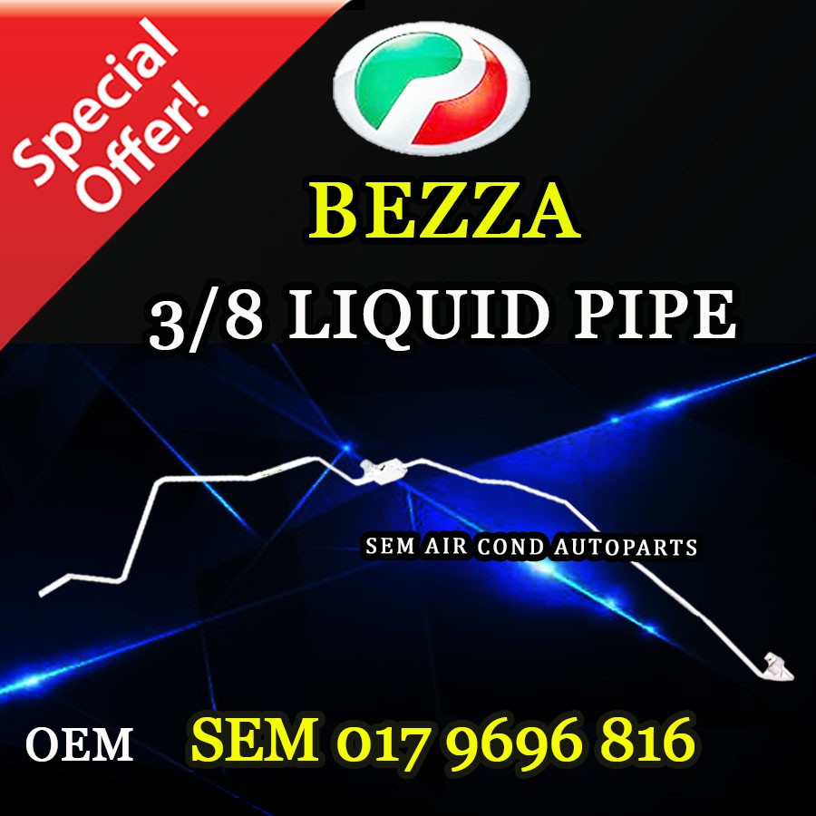 PERODUA BEZZA OEM NEW ND TAIWAN 3/8 LIQUID PIPE/ PAIP (CAR AIRCOND ...