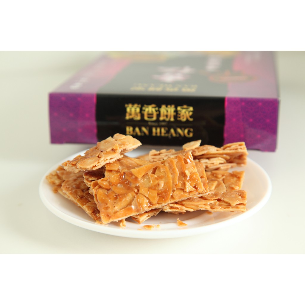 BAN HEANG Almond Slice 杏仁香脆薄饼 8pcs / 16pcs by PenangToGo | Shopee Malaysia