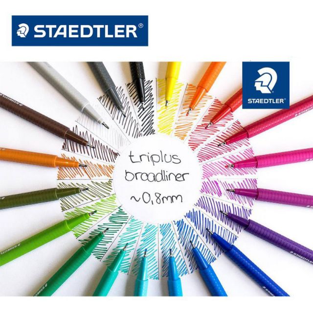 STAEDTLER Triplus Broadliner 0.8mm | Shopee Malaysia